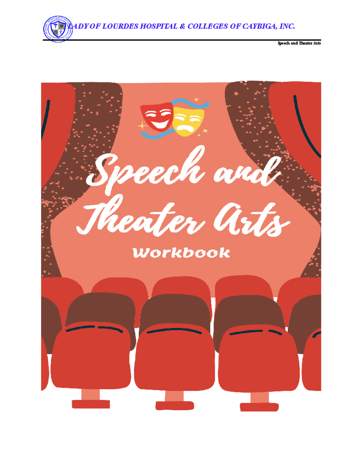 Speech AND Theater ARTS - Speech and Theater Arts Speech and Theater ...