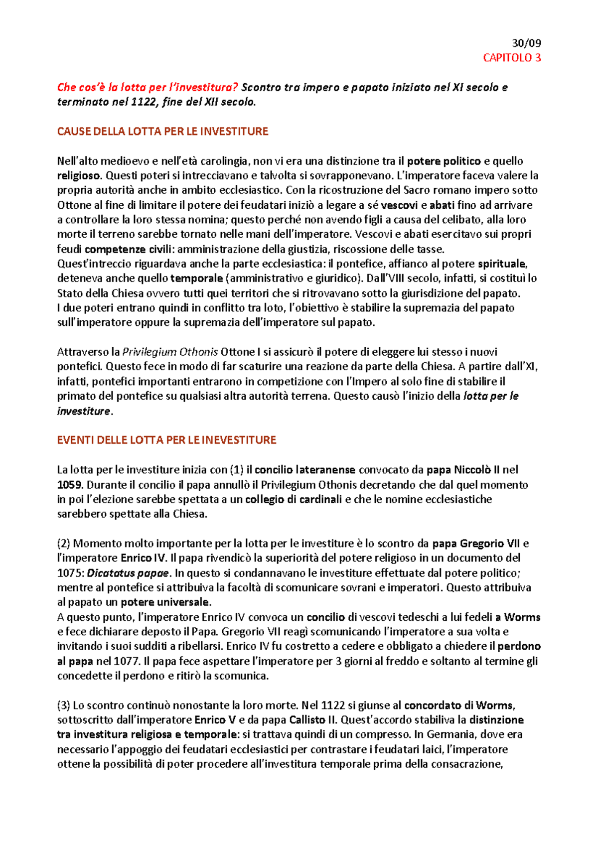 CAPITOLO 3 - Lotta per le Investiture e Crociate: Cause e Conseguenze ...
