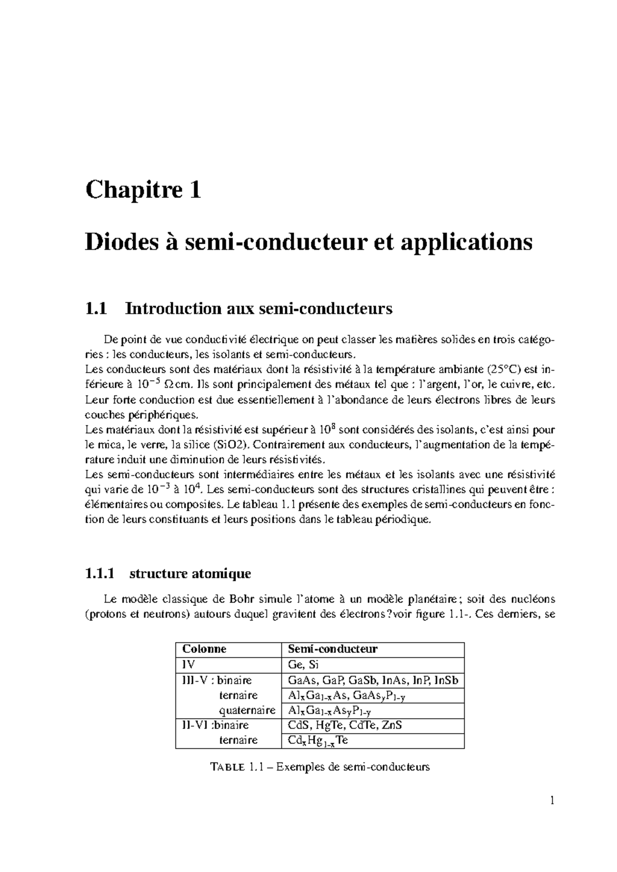 Chapitre 3: Diodes à Semi-Conducteurs et Applications (Cours) - Studocu