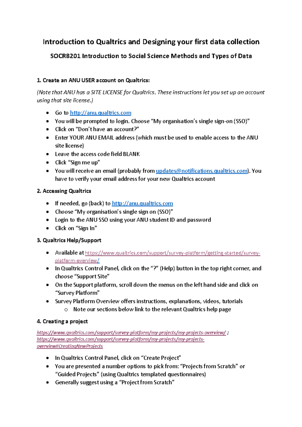 SOCR8201 Intro to Qualtrics: Setting Up Your First Data Collection ...