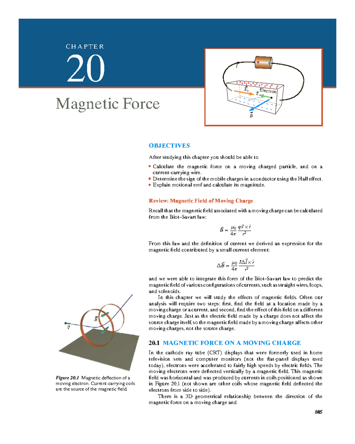 Magnetic Force and Potential Energy in Magnetic Fields - Phys 202 Notes ...