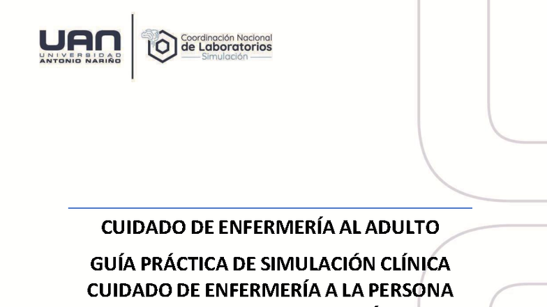 Guía Práctica de Simulación Clínica: Cuidado de Enfermería en Medicamentos - Studocu