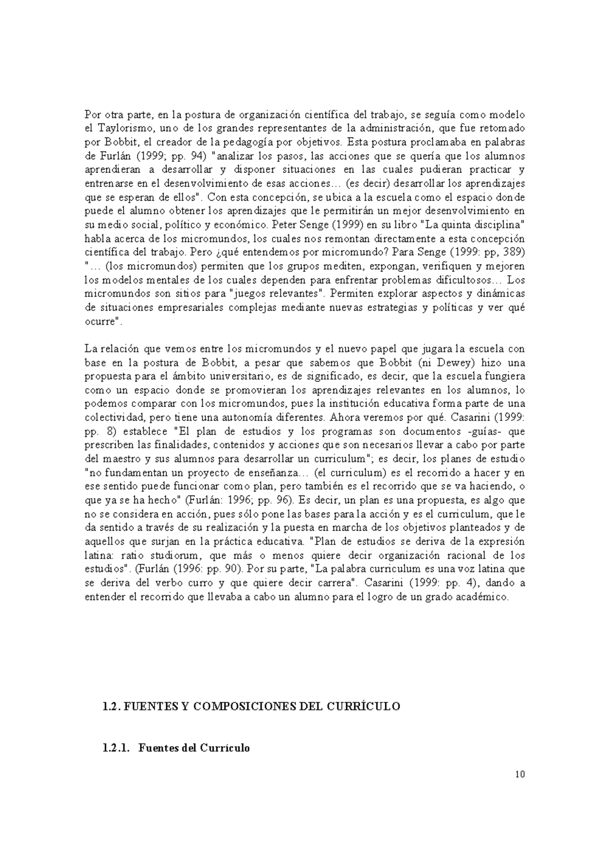 Fuentes del Currículo: Análisis y Perspectivas Educativas (EDU-301 ...