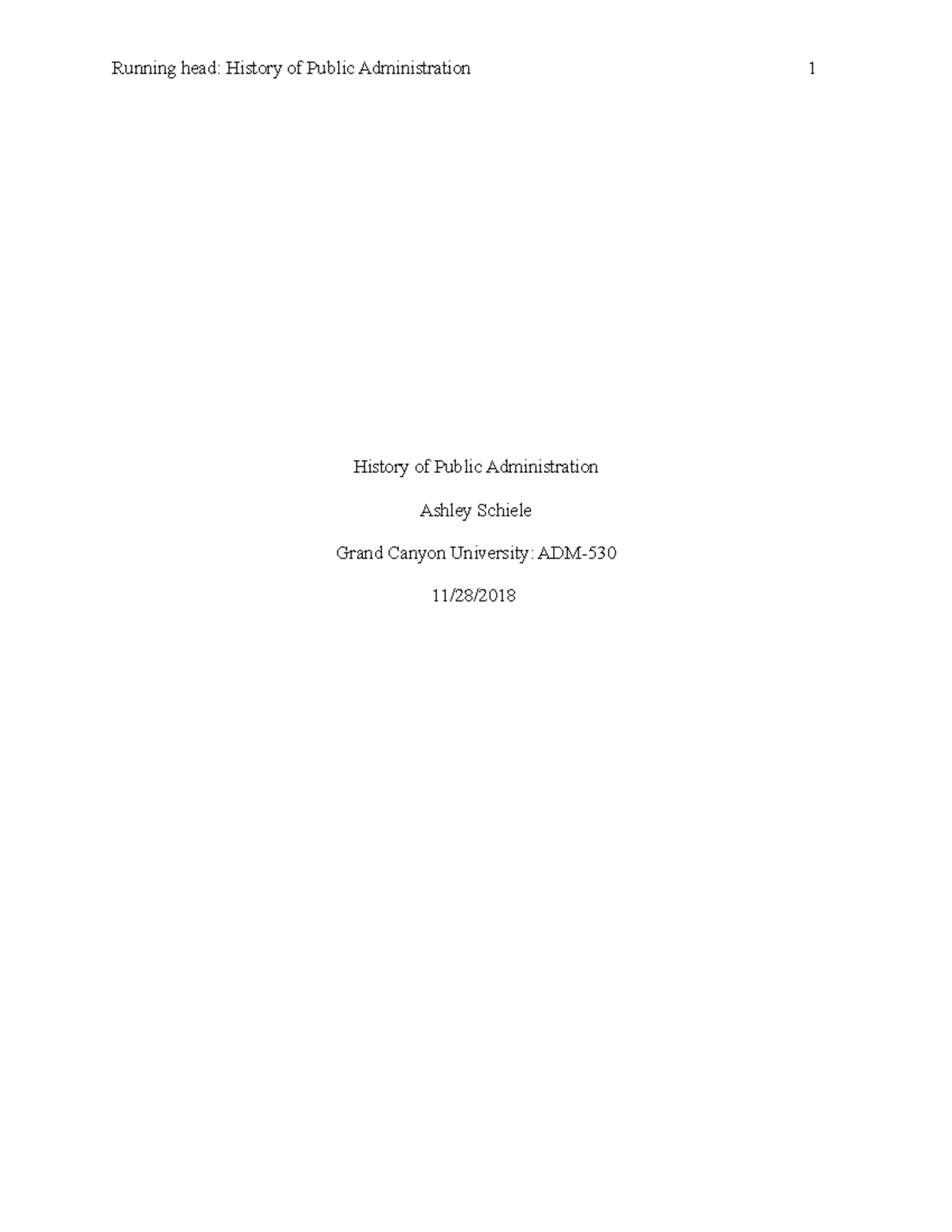 HIST 201: Overview of Public Administration Through History - Studocu