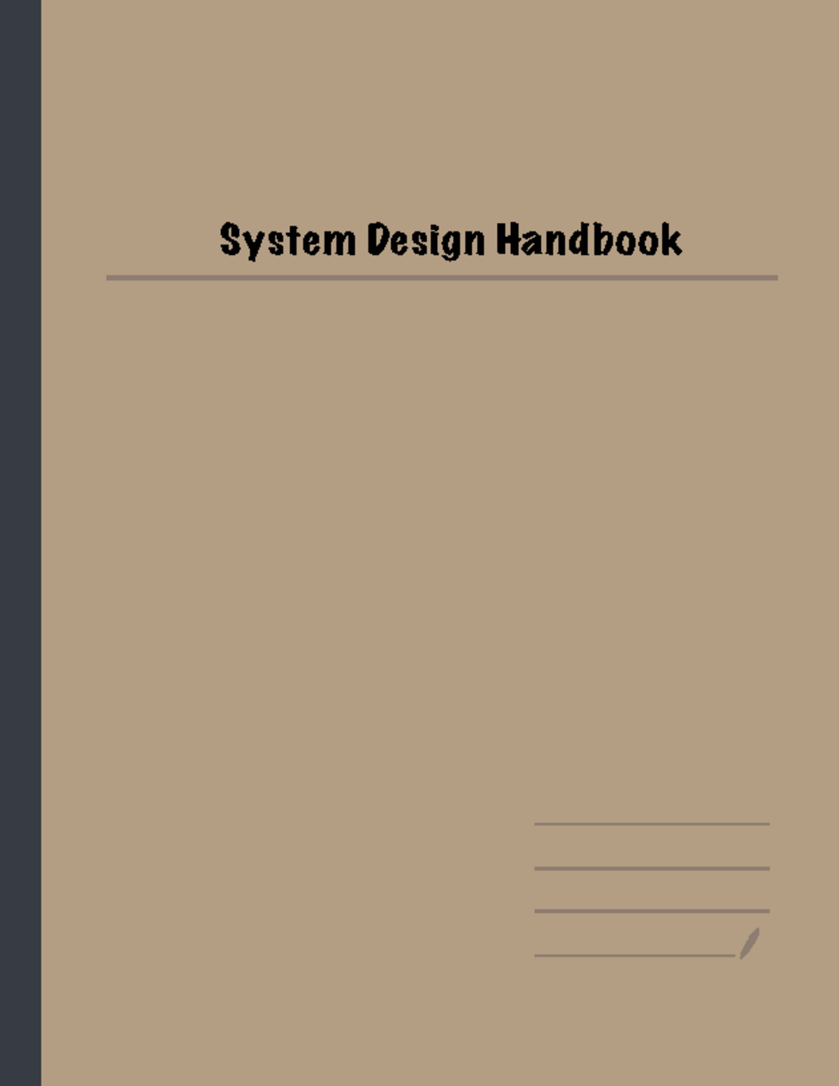 System Design Handbook: Key Concepts and Strategies for SD 101 - Studocu