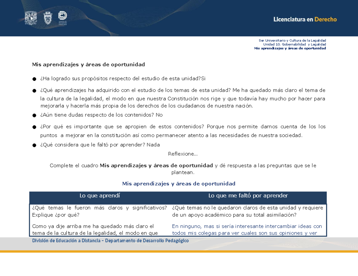 Martinezd a3u10 sucl - Ser Universitario y Cultura de la Legalidad ...