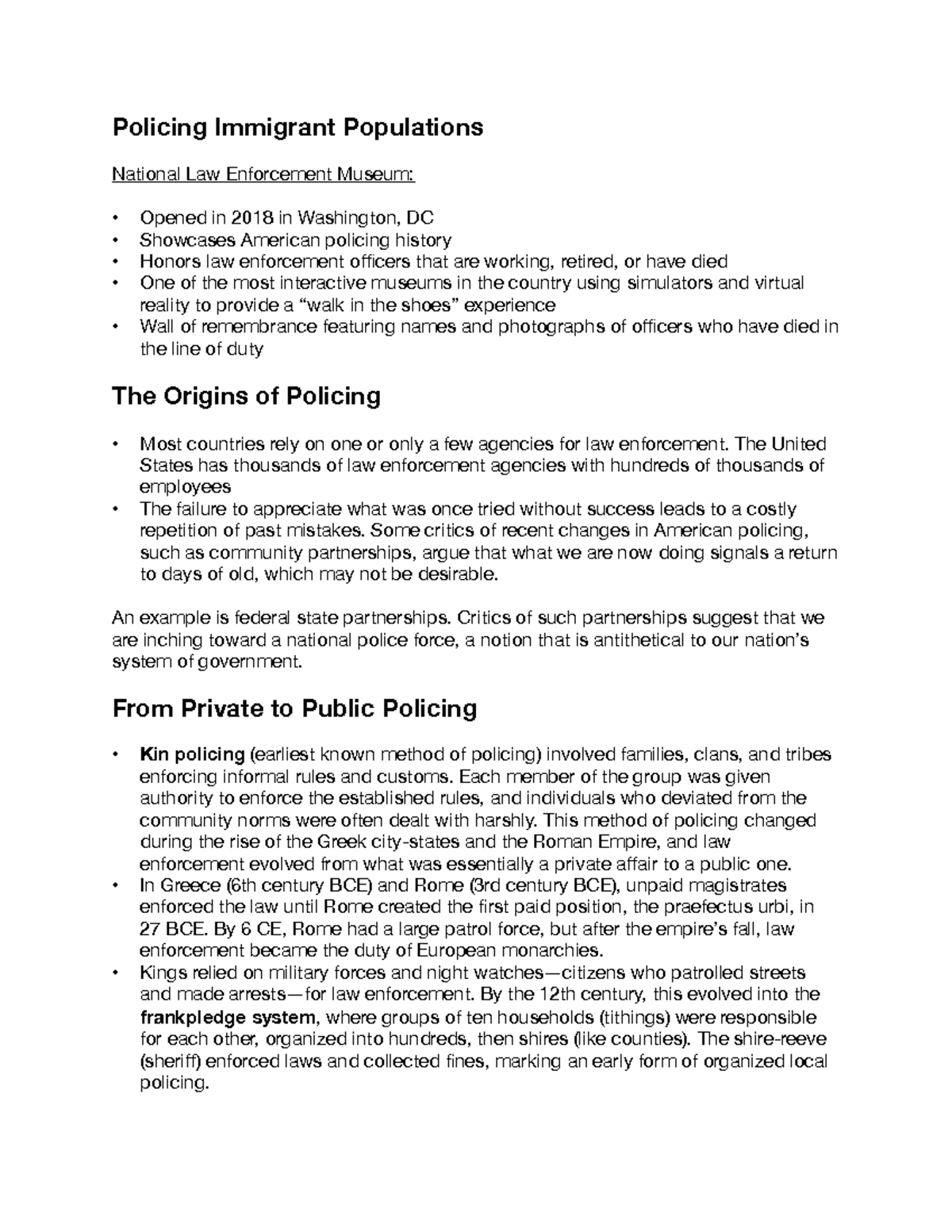 Origins and Evolution of American Policing: A Comprehensive Overview ...