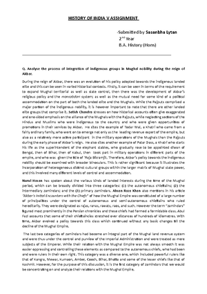 Insha and tawarikh - With reference to tawarikh and insha writings ...