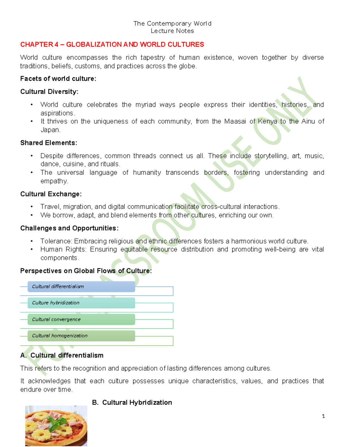 Chapter-4-Globalization-World-Cultures 094946 - Lecture Notes CHAPTER 4 ...