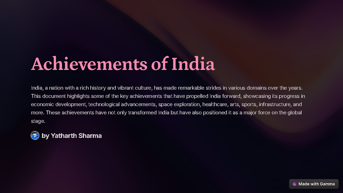 Key Achievements of India: Economic Growth, Space, Healthcare & More ...