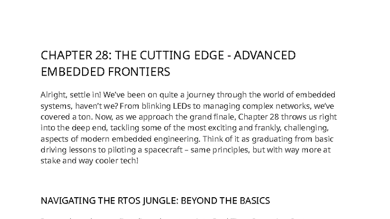 Embedded Systems in Modern Life - CHAPTER 28: THE CUTTING EDGE ...