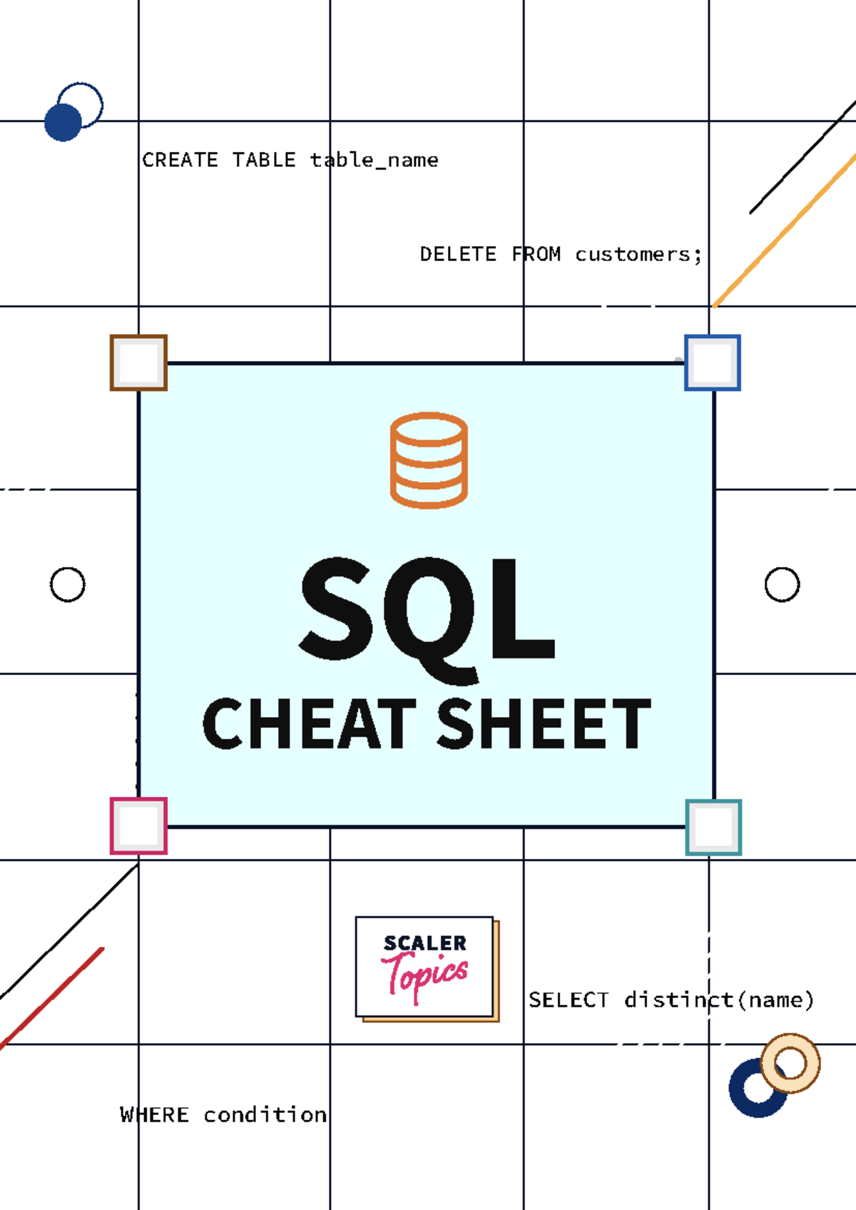 SQL Cheat Sheet - Essential Commands & Syntax for Database Queries - Studocu