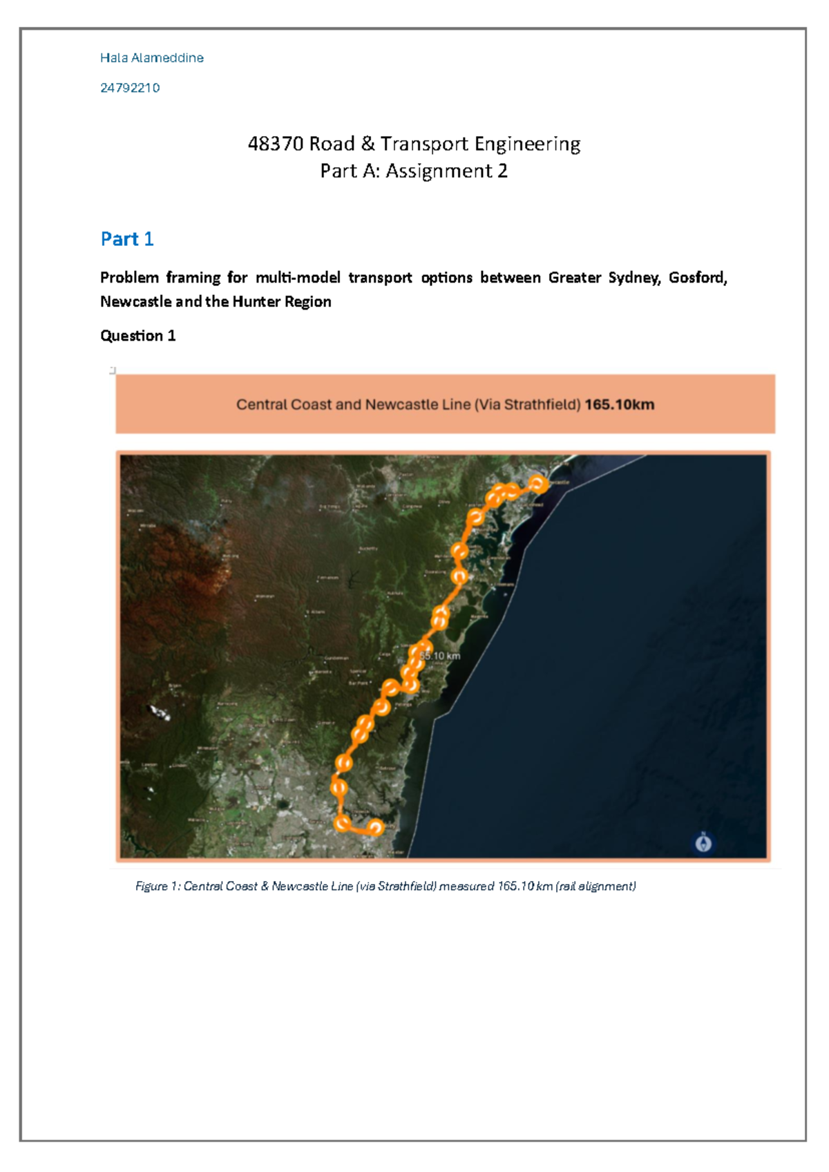 Road Transport Engineering 48370: Assignment 2 Analysis and Insights ...