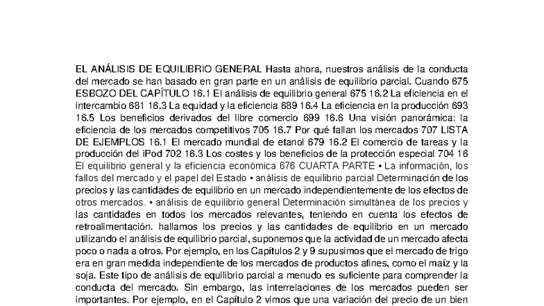 Análisis de Equilibrio General en Economía - Libro Pindick R - Studocu