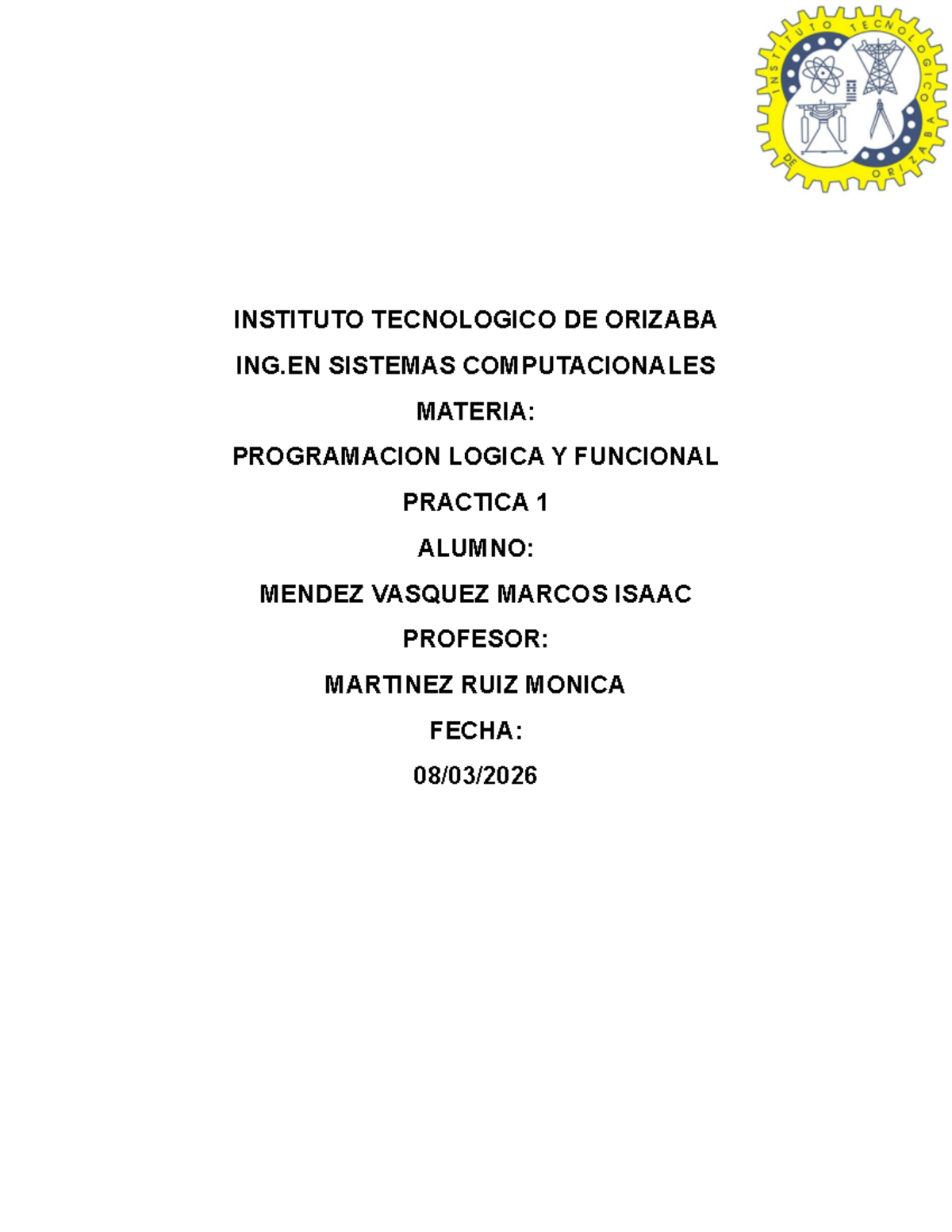 Práctica 1: Listas en Haskell - Programación Lógica y Funcional - Studocu