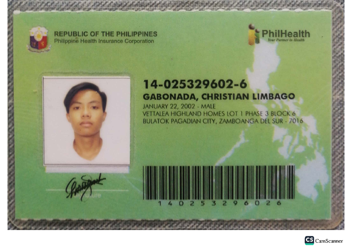 Valid id philhealth - asfasfasfasfasfasf - Education - CamScanner CamScanner - Studocu