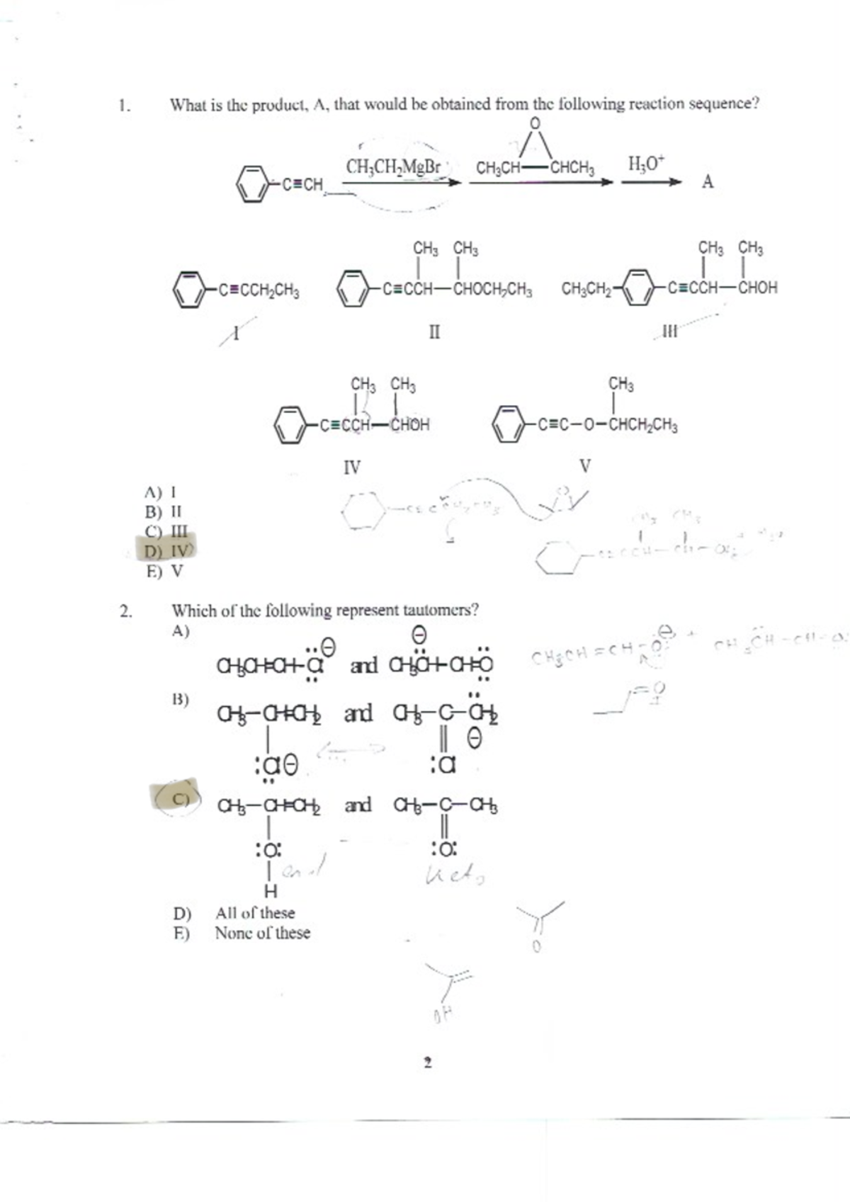 Orgo 2 Final Exam Review Notes and Reaction Guide - Studocu