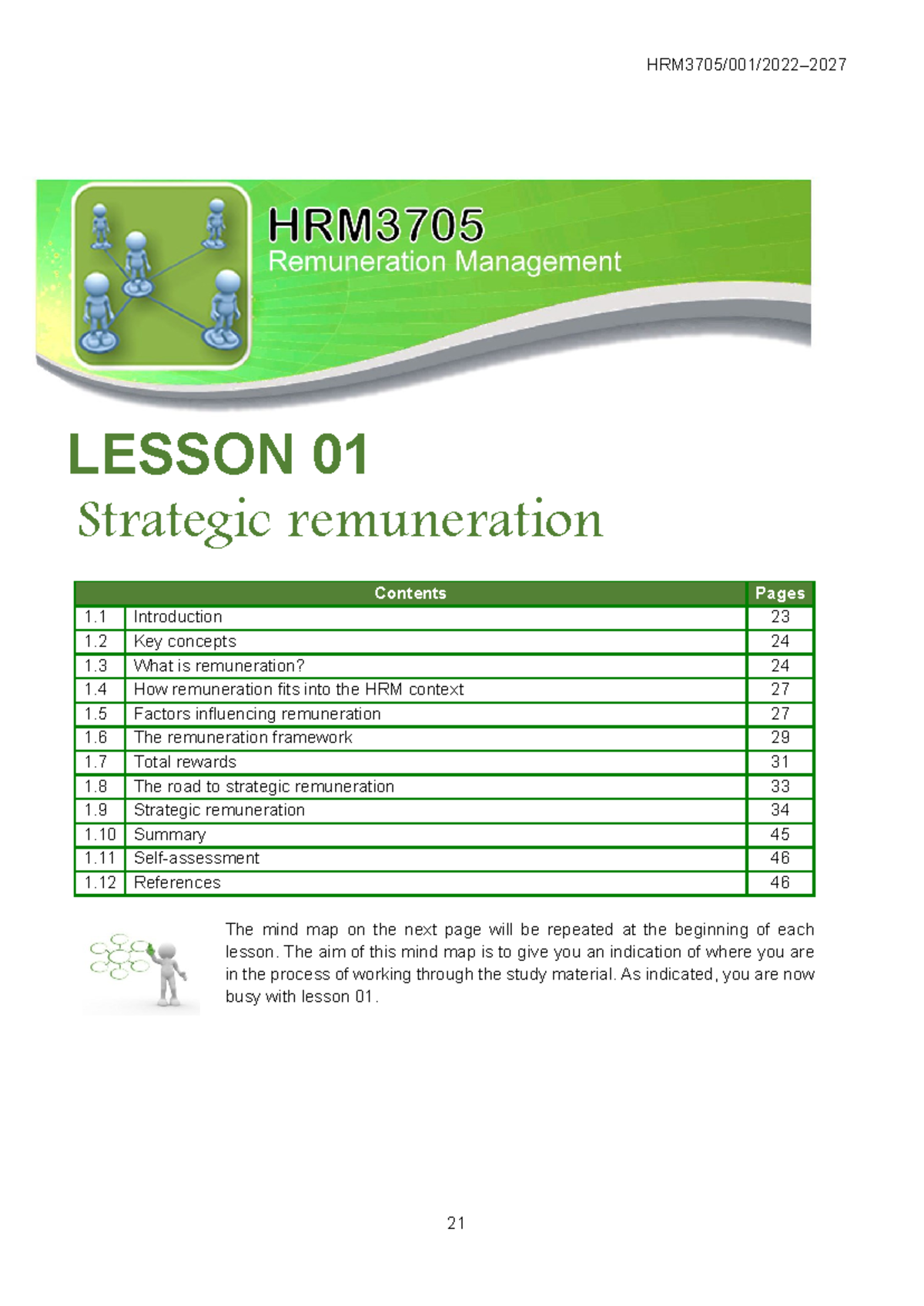 HRM3705 Lesson 01: Understanding Strategic Remuneration Concepts - Studocu