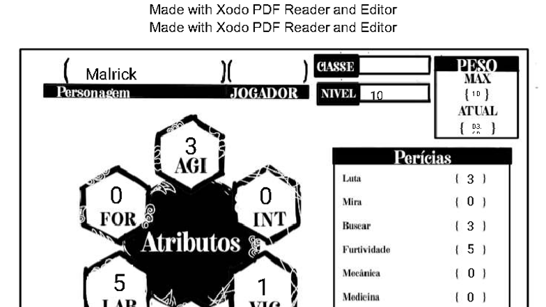 Ficha BASE - Blasphemous RPG Character Sheet - Studocu