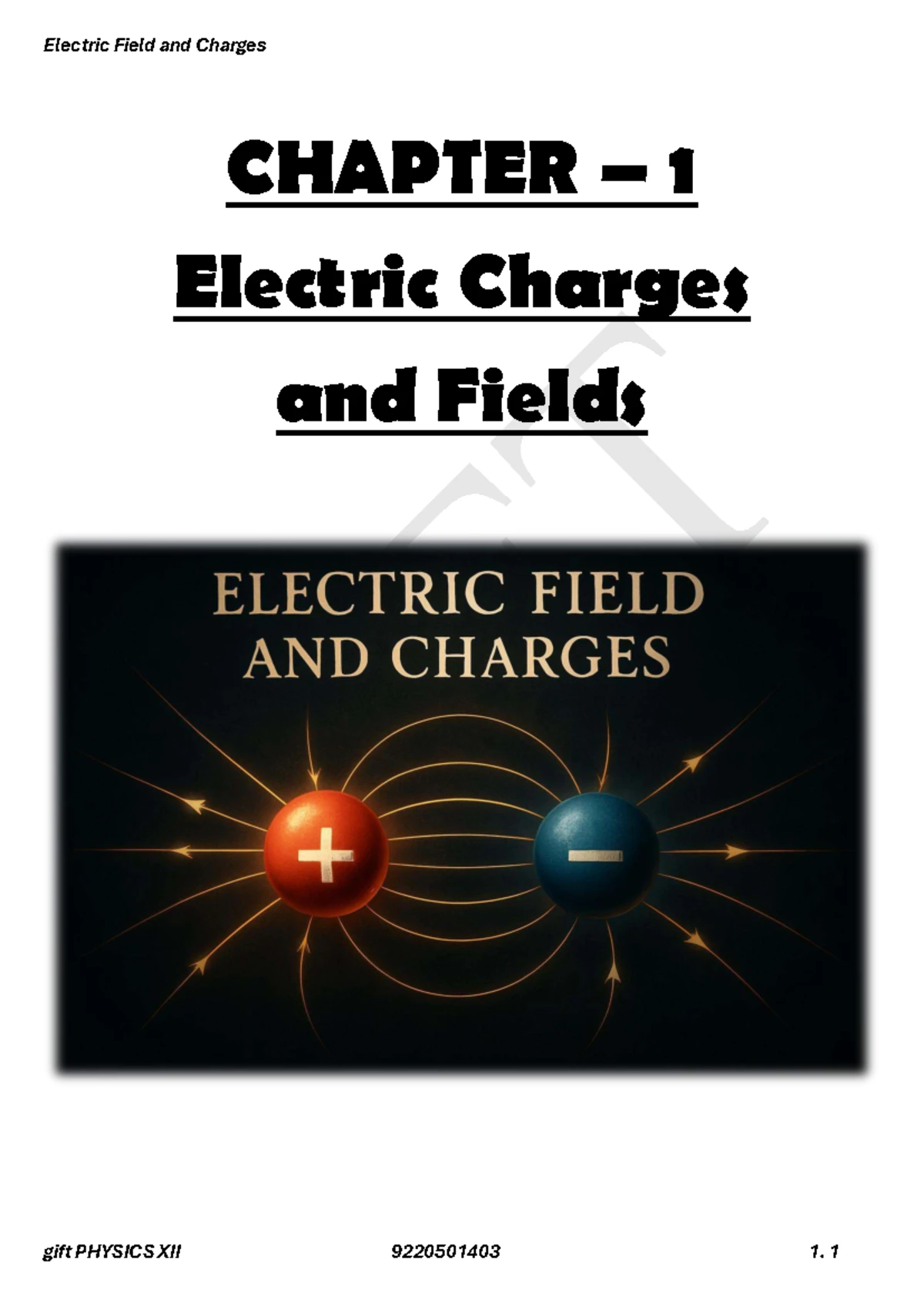 Electric Potential and Capacitance - PHYSICS XII 9220501403 Chapter 2 ...