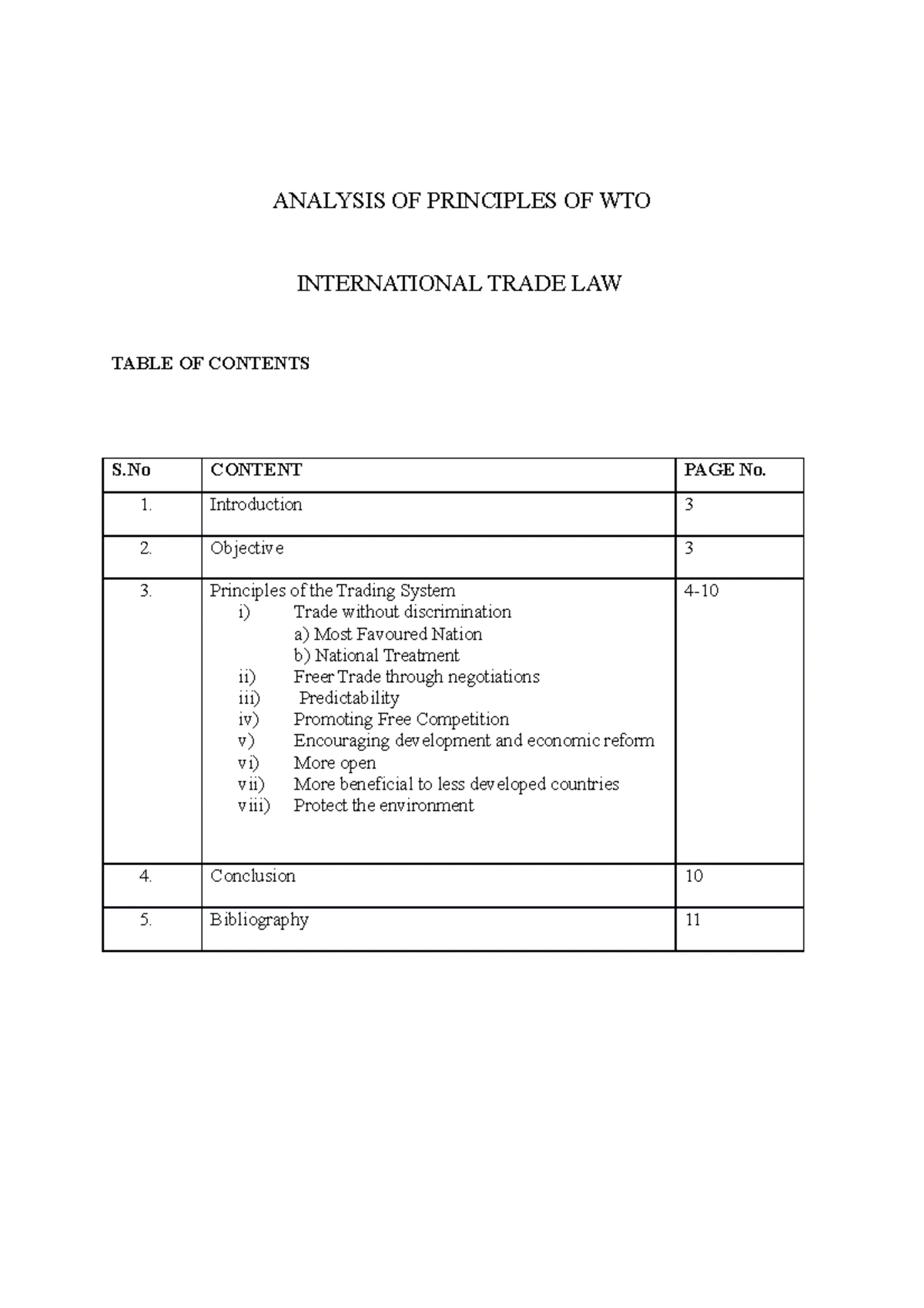 Countervailing Measures under the WTO - Law International Trade Law ...