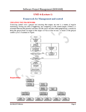 SPM full Notes - UNIT I PROJECT EVALUATION AND PROJECT PLANNING ...
