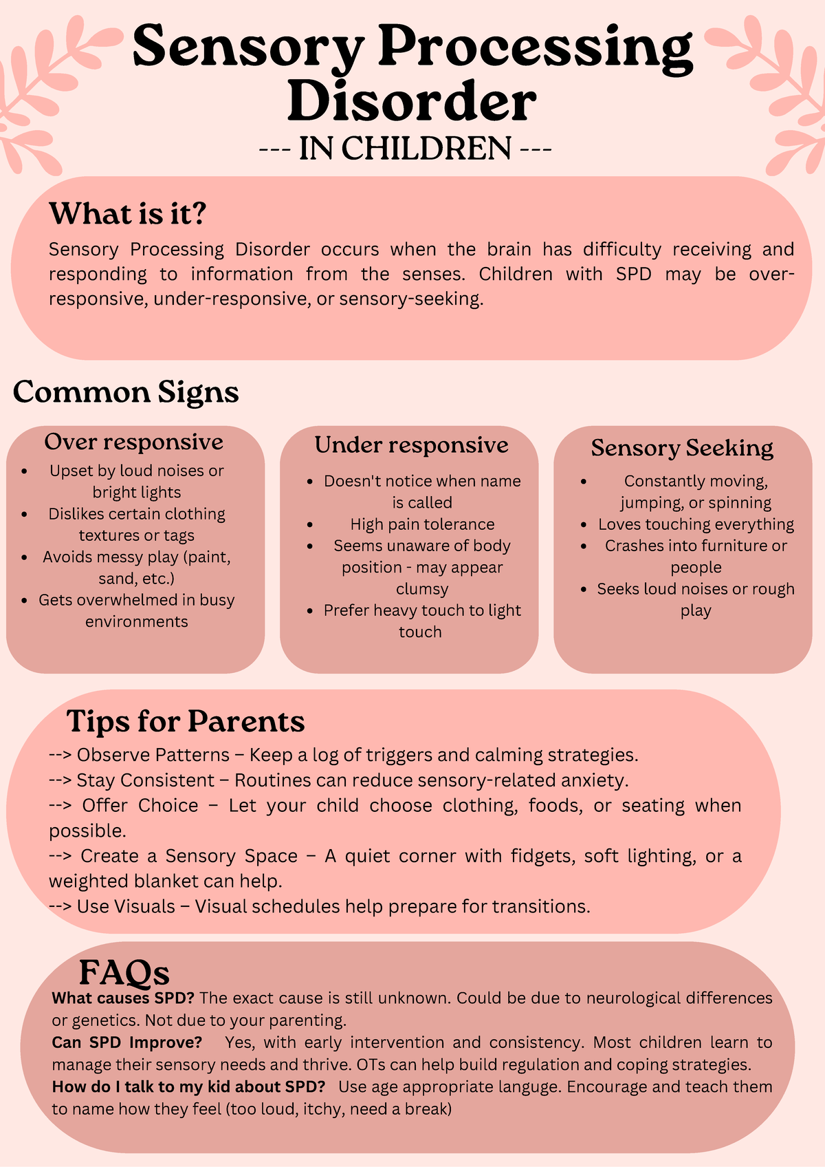Understanding Sensory Processing Disorder in Children: Signs & Tips ...
