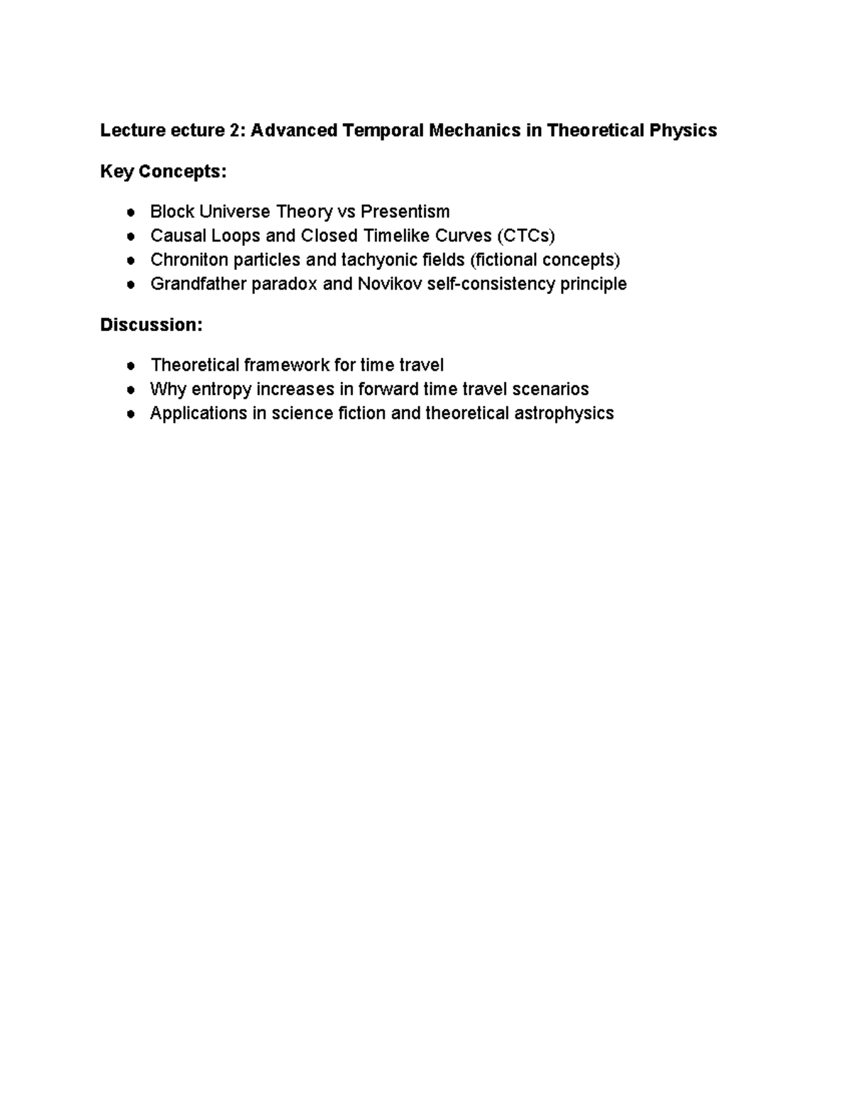 Lecture.pdf history - HST 850 - Lecture ecture 2: Advanced Temporal ...