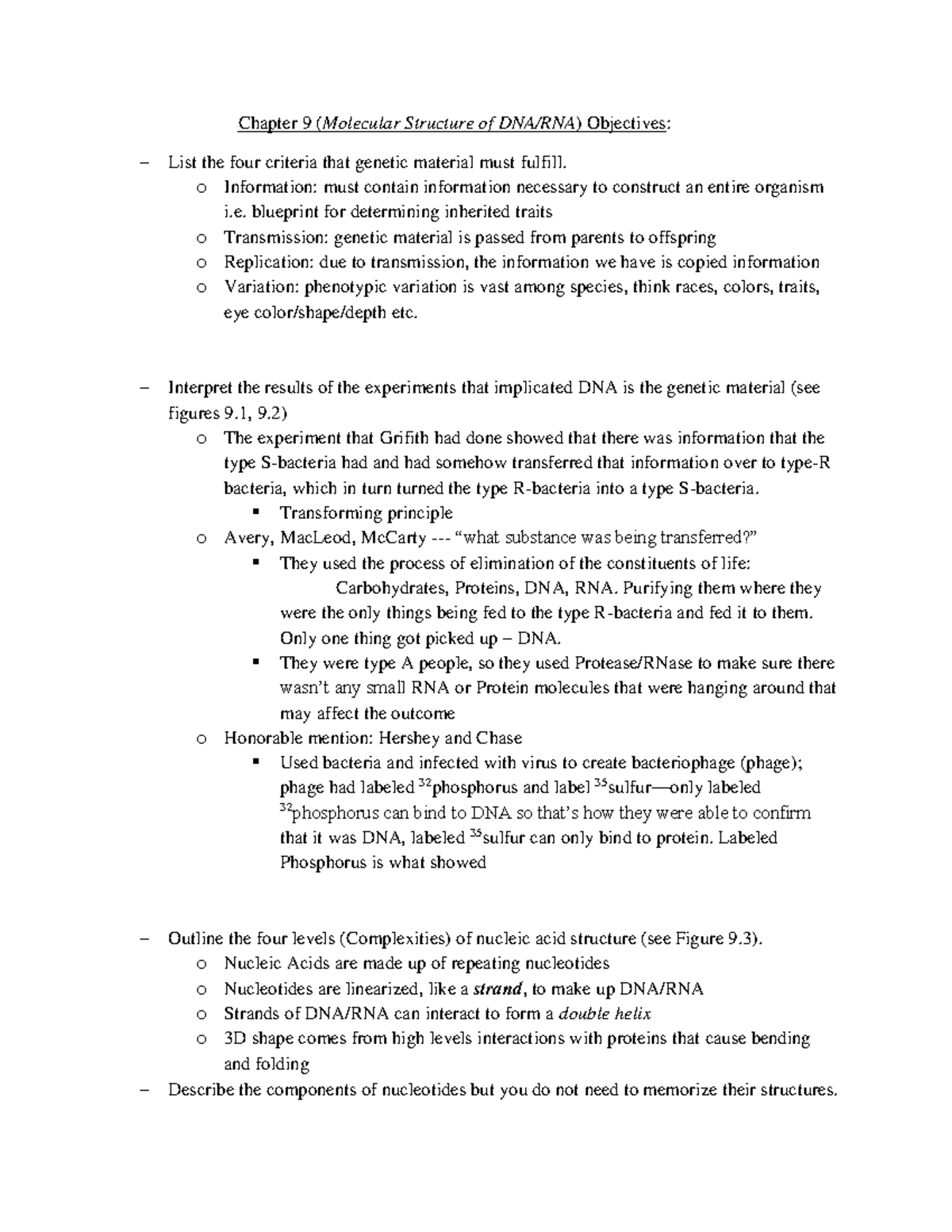 Genetics Exam 2 (BIO 101): Practice Questions & Notes - Studocu