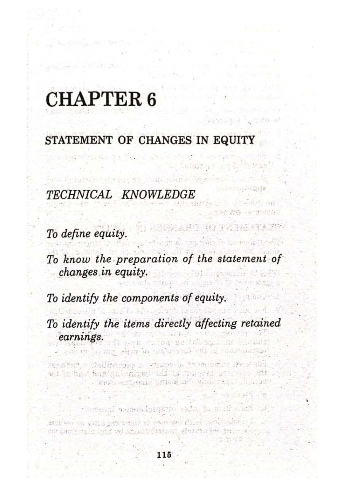 CHAPTER 6 - STATEMENT OF CHANGES IN EQUITY NOTES - Studocu
