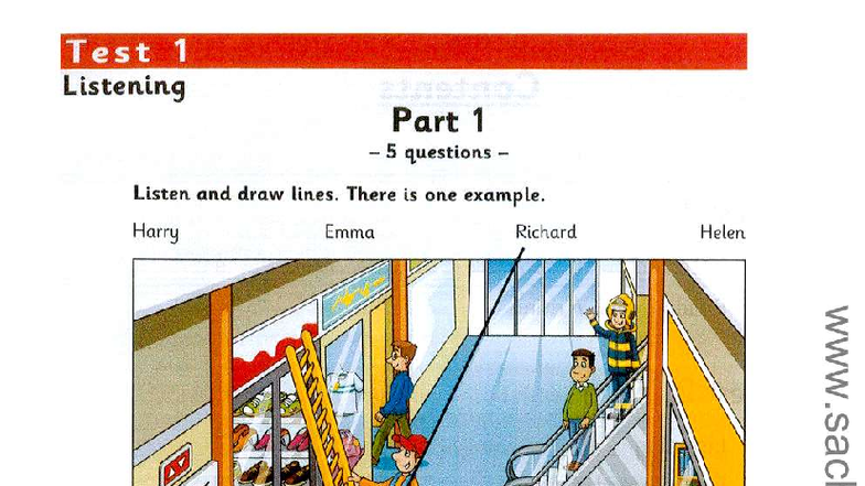 Test 1 Listening & Reading Exercises - F3 - Studocu