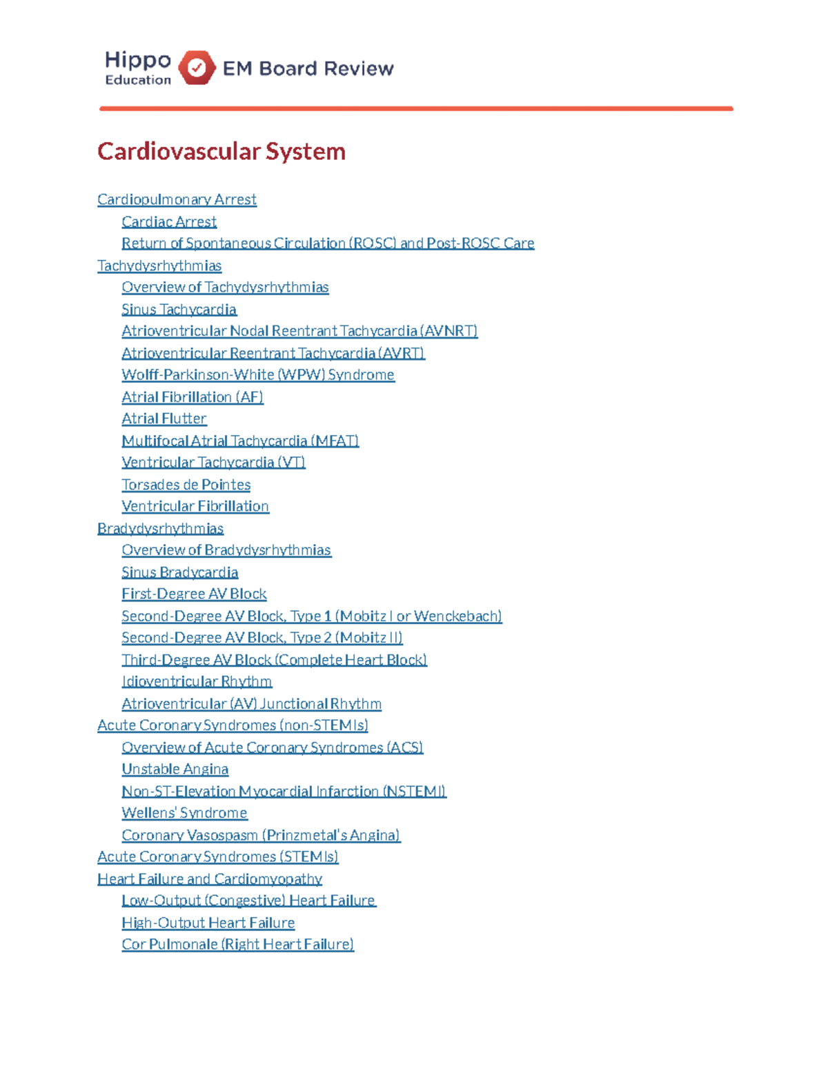 Cardiovascular System Overview: Cardiac Arrest & Dysrhythmias Summary - Studocu