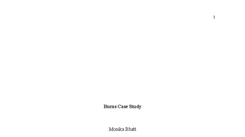 NUPD702: Burns Case Study Analysis for Trevor's Fluid Resuscitation ...
