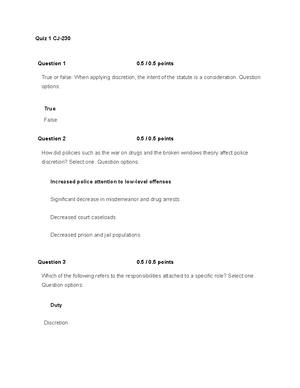 Quiz 6-3 CJ 210 - quiz - Quiz 6-3 CJ 210 Question 1 2 / 2 points ...