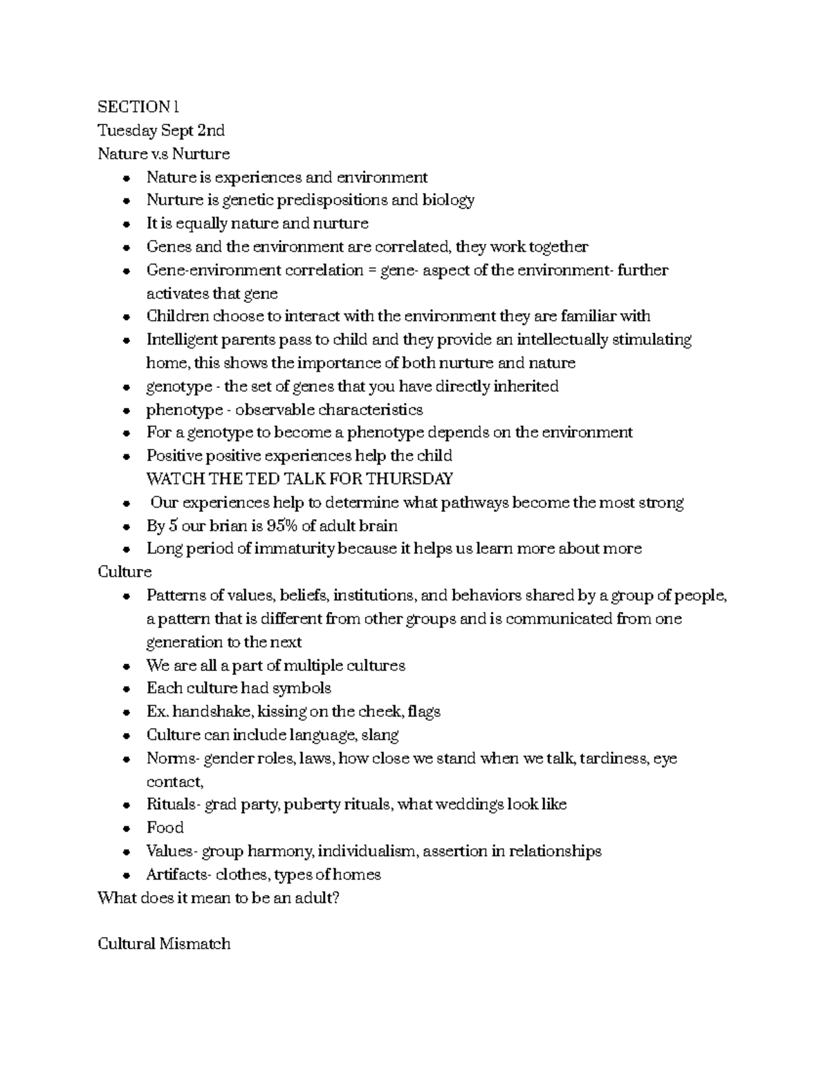 Child and Adolescent Development: Nature vs. Nurture Insights - Studocu