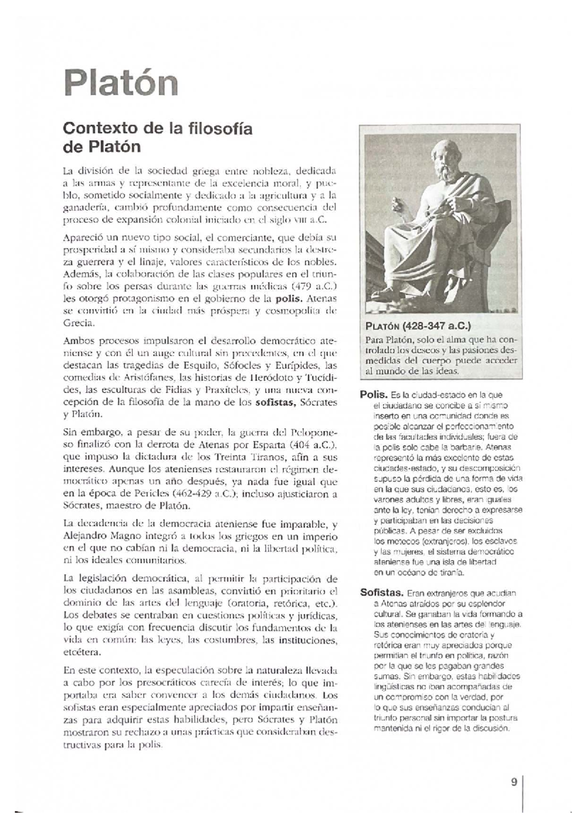 Textos EVAU Platón: Análisis y Comentarios sobre el Fedón - Studocu