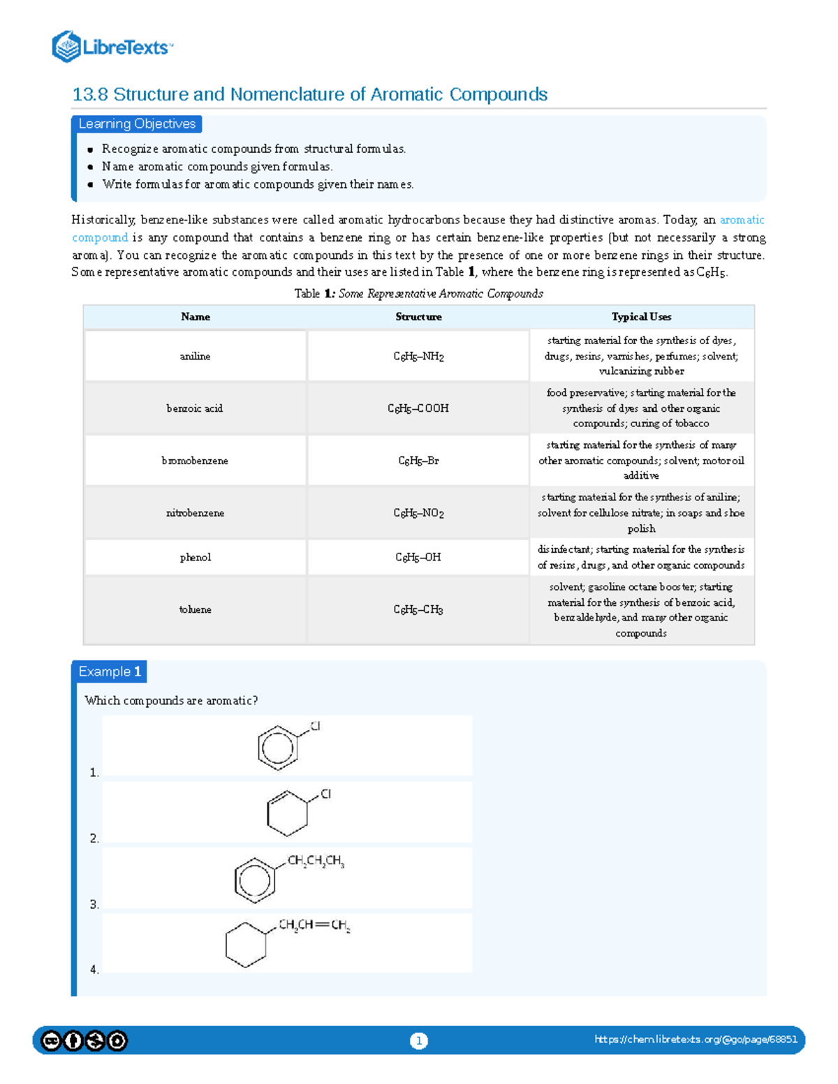 13.8 Structure and Nomenclature of Aromatic Compounds Overview - Studocu