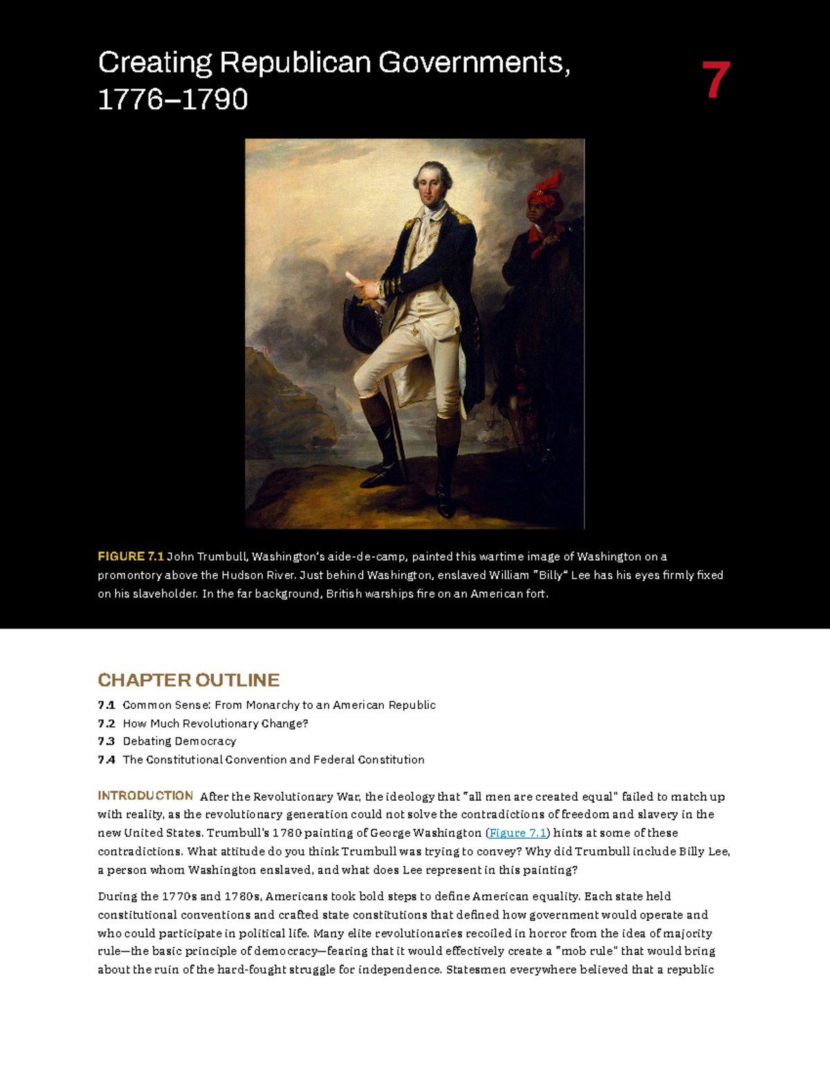 Chapter 7: Creating Republican Governments, 1776–1789 Insights - Studocu