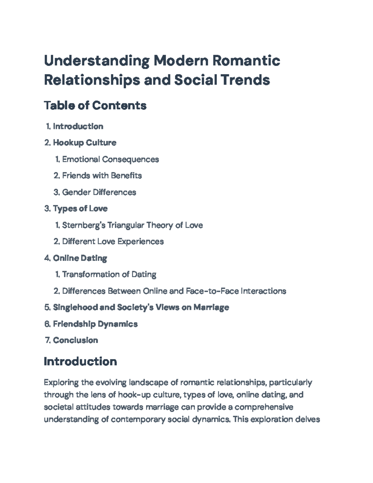 Exploring Modern Romantic Relationships: Trends & Emotional Dynamics ...
