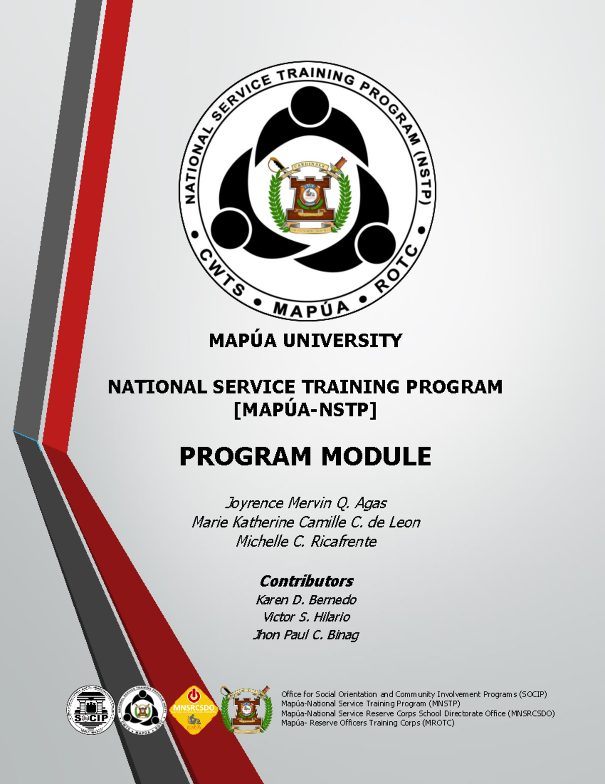 National Service Training Program (NSTP) - MAPÚA UNIVERSITY NATIONAL ...