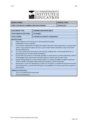 ECD Activity Plan Template - Word - ECD Activity Plan Template To ...
