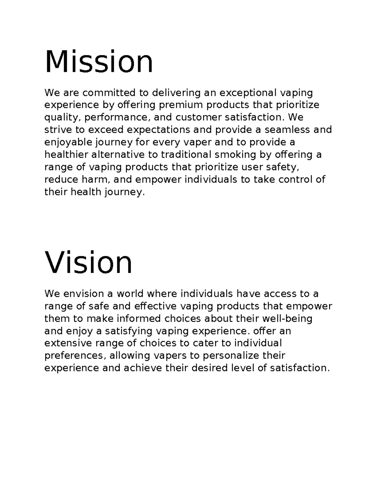 Portfolio FOR MAPEH - Mission We are committed to delivering an ...