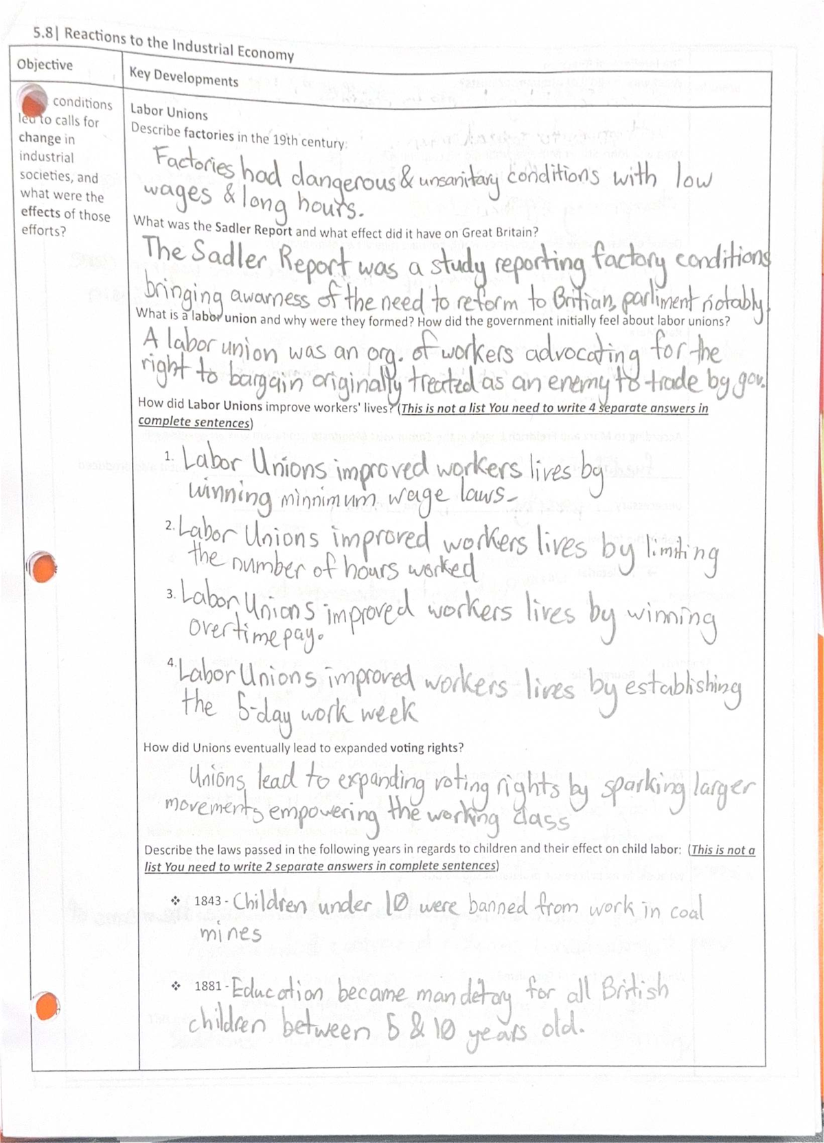 Labor Unions and Economic Reforms in 19th Century Industrial Societies ...