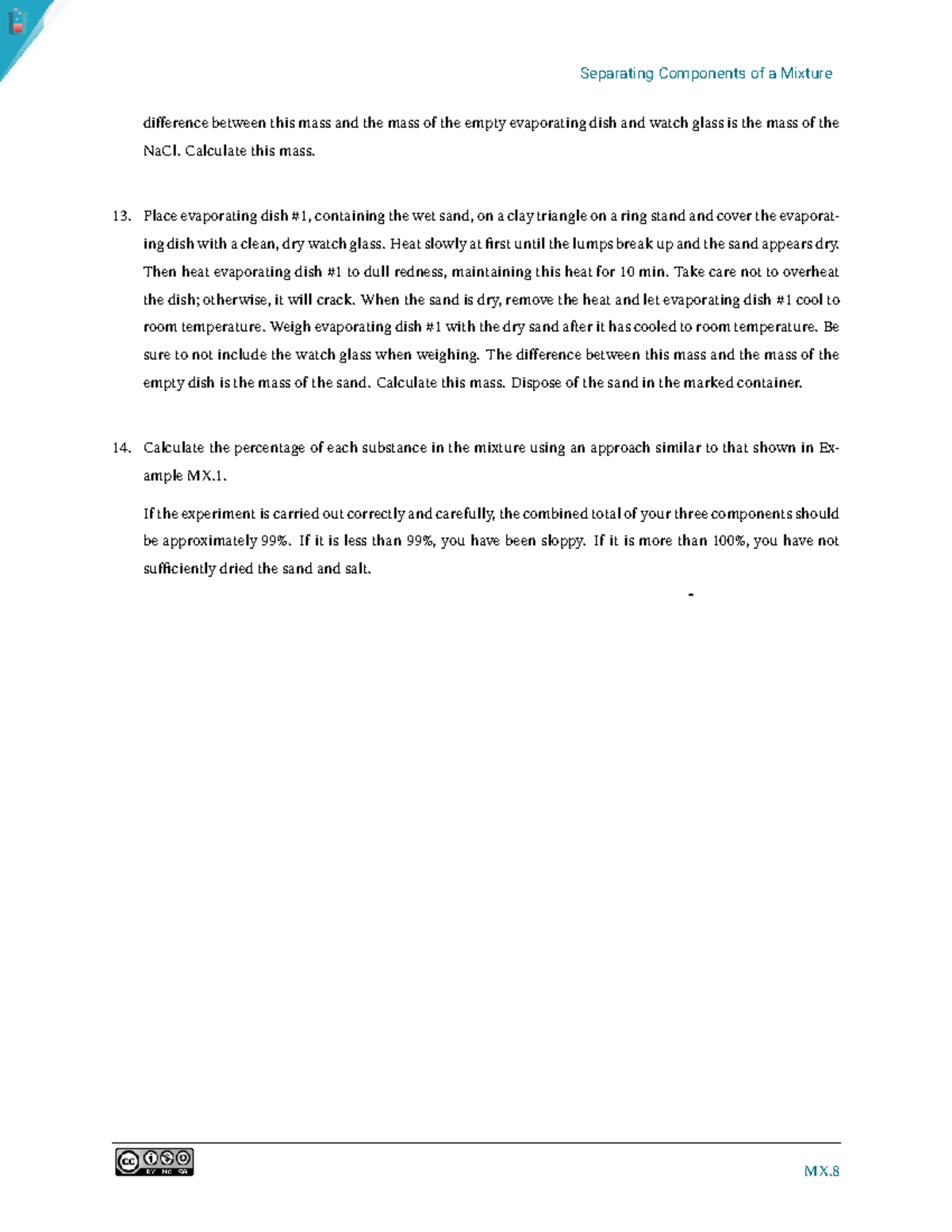 Lab 2: Separating Components of a Mixture - Organic Chemistry MX - Studocu