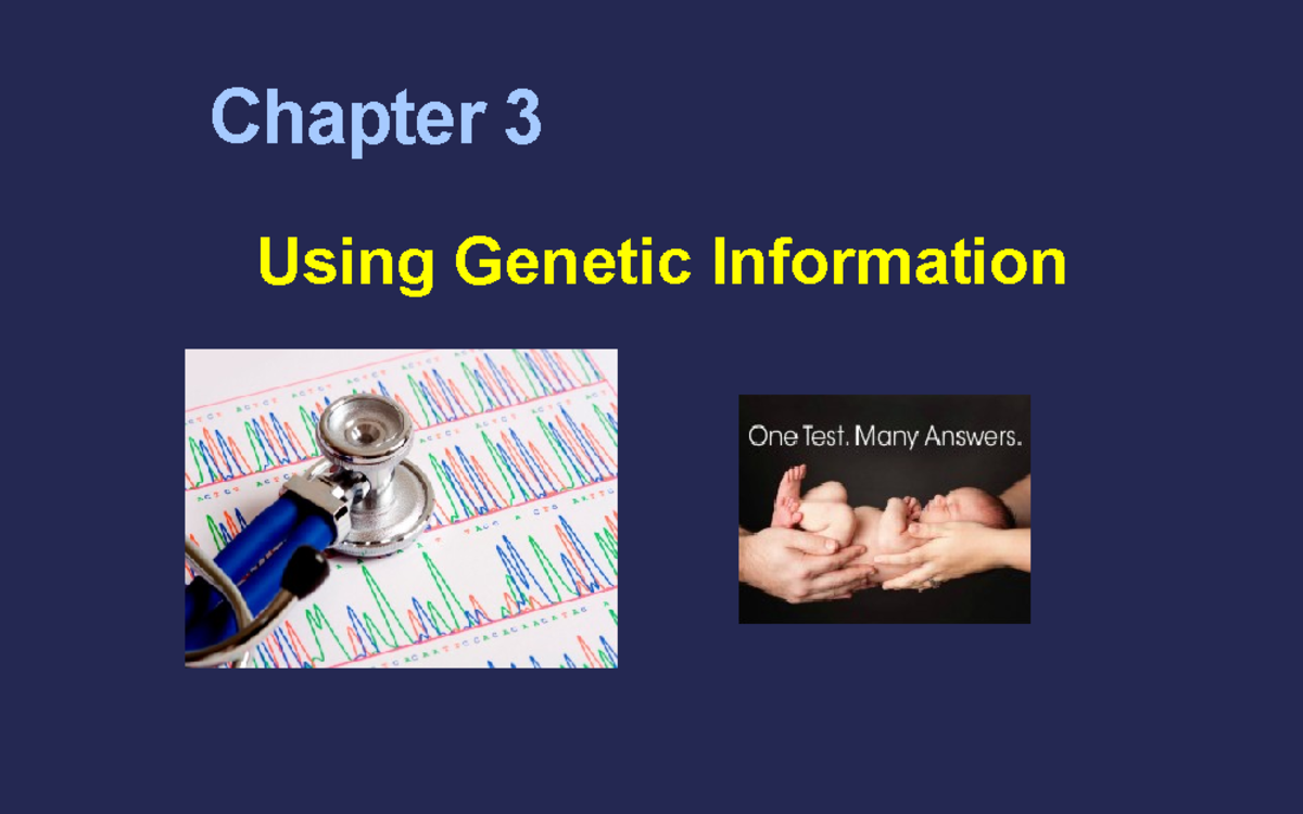 Genetic Diagnostics and Therapeutics: Advances in Genomics (BIO 101 ...