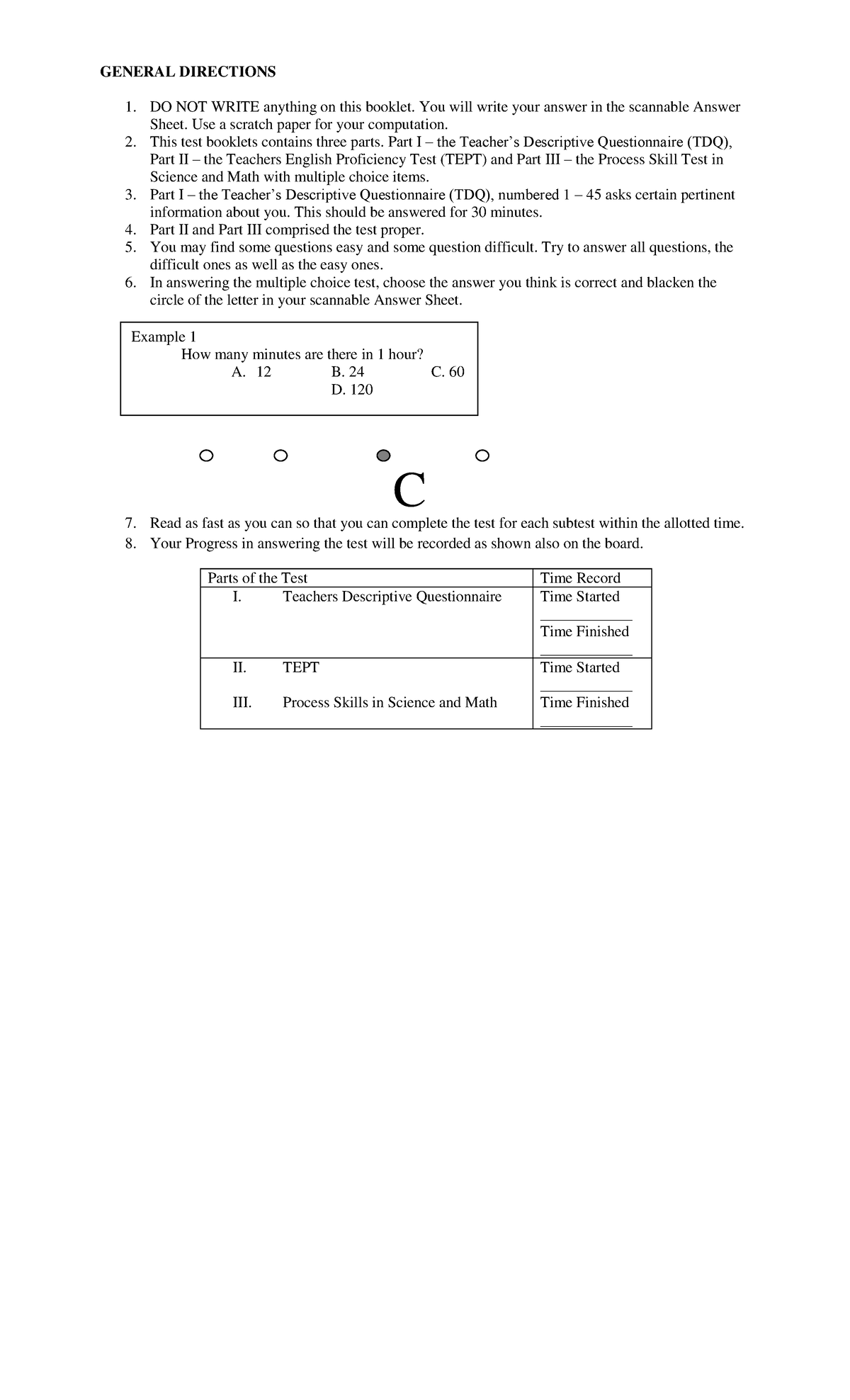 (Done)-General Directions - Example 1 How many minutes are there in 1 ...