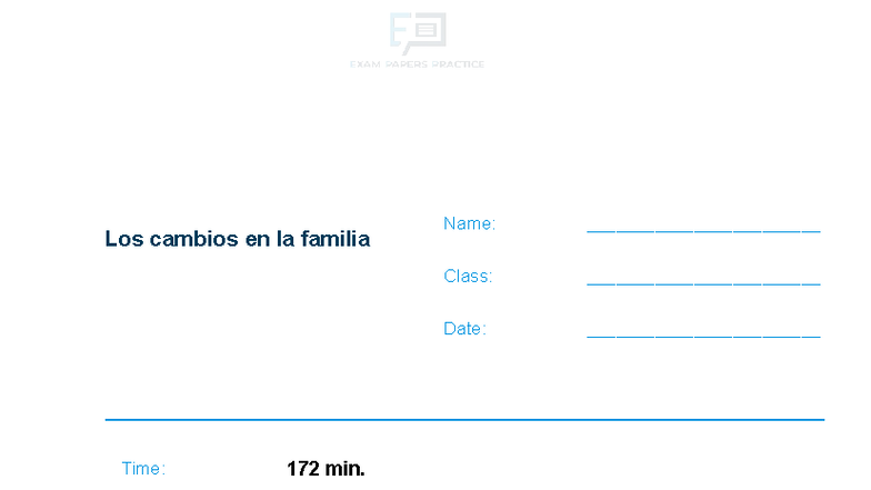 Los cambios en la familia hispánica: un análisis contemporáneo - Studocu