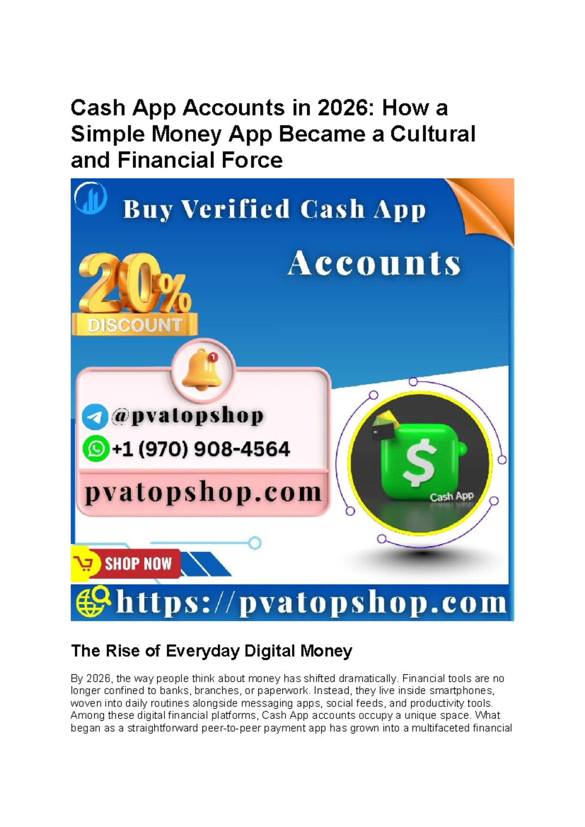 Buy Verified Cash App Accounts (USA) – Secure & Trusted Guide - Studocu