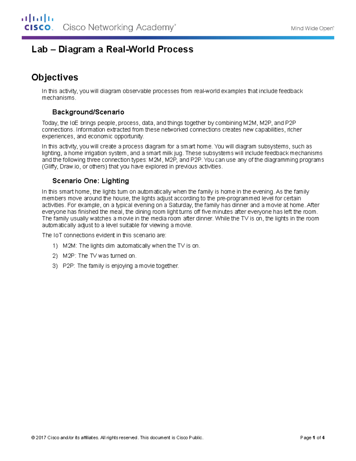 1.1.3.12 Lab - Diagram a Real-World Process - Lab – Diagram a Real ...