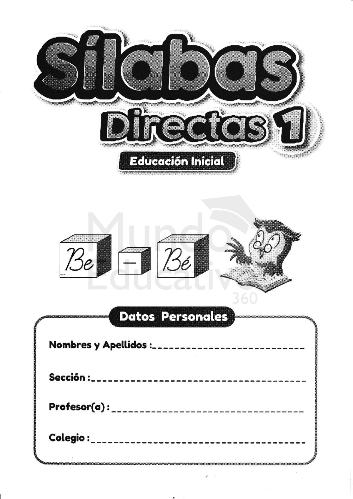 Cuaderno de Trabajo: Sílabas Directas I - ME360 - Studocu